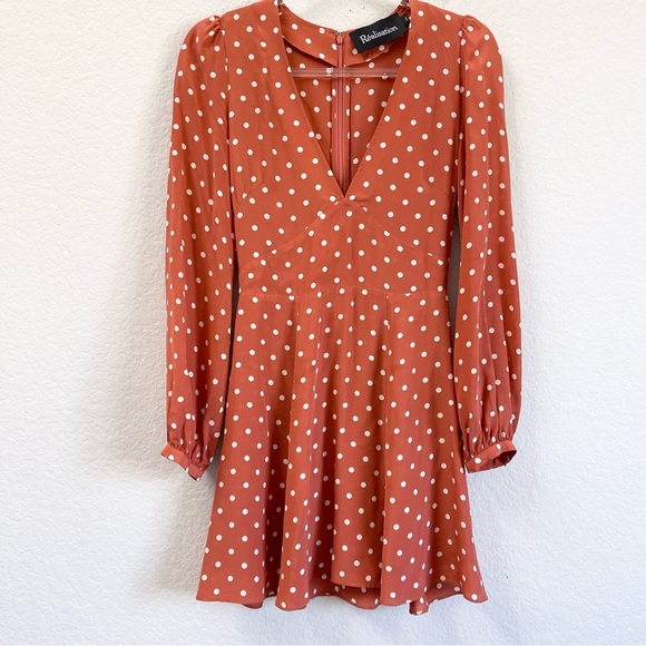Realisation Par | Dresses | Realisation Par Kate Dress Polka Dot Silk ...